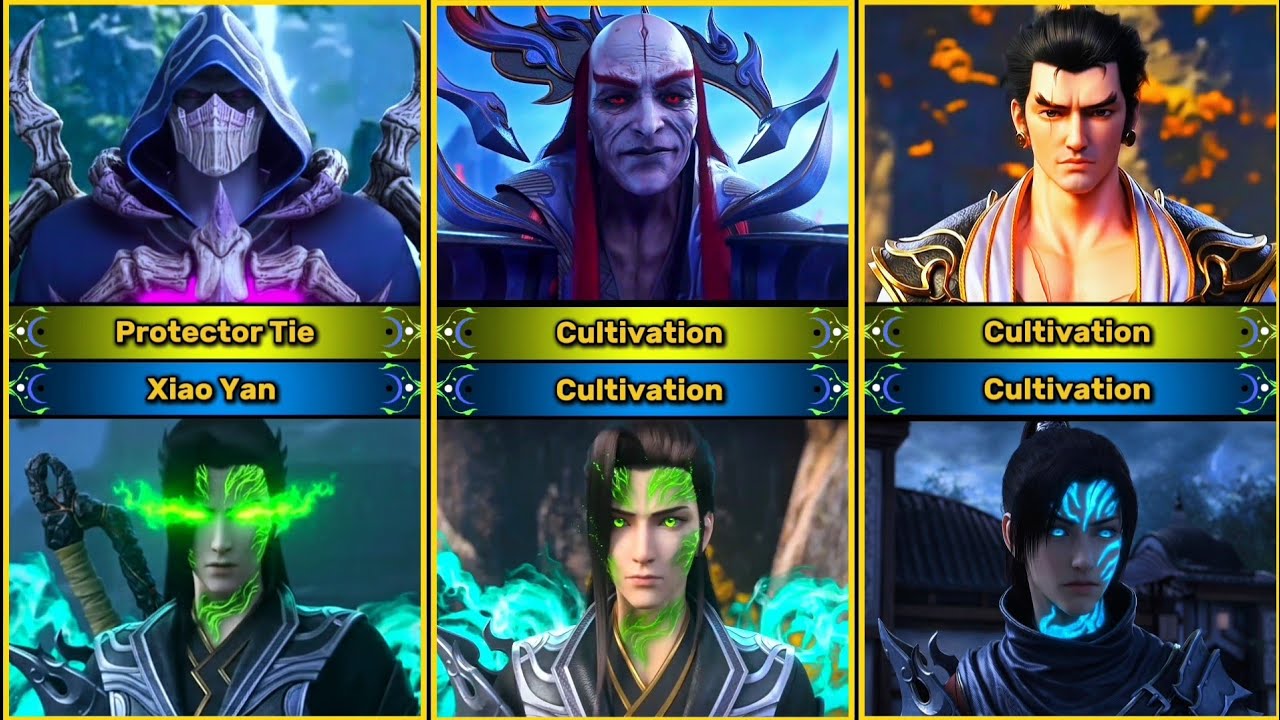 BTTH : Xiao Yan Cultivation Comparison with Every Villain and Opponent ...
