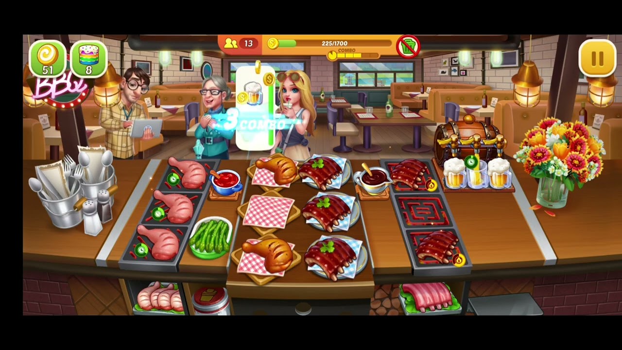 Crazy Kitchen| Android Game Play| BBQ| Level 91 - 100 | USA| WN Gaming ...
