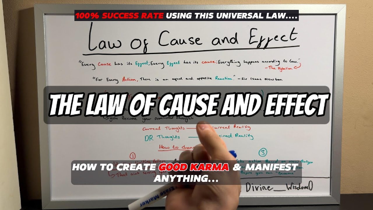 The Law of Cause & Effect: How to Create GOOD KARMA & Manifest Anything ...