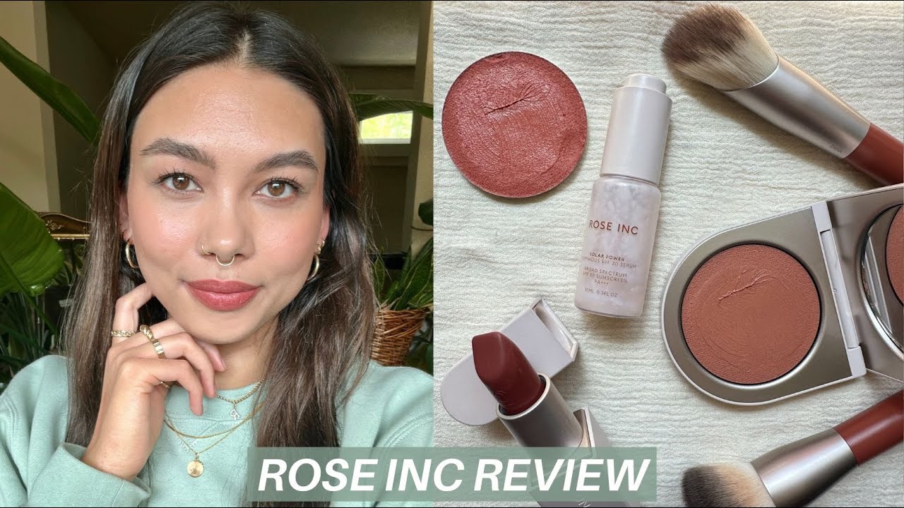 Rose Inc Review | Try On and Swatches - YouTube