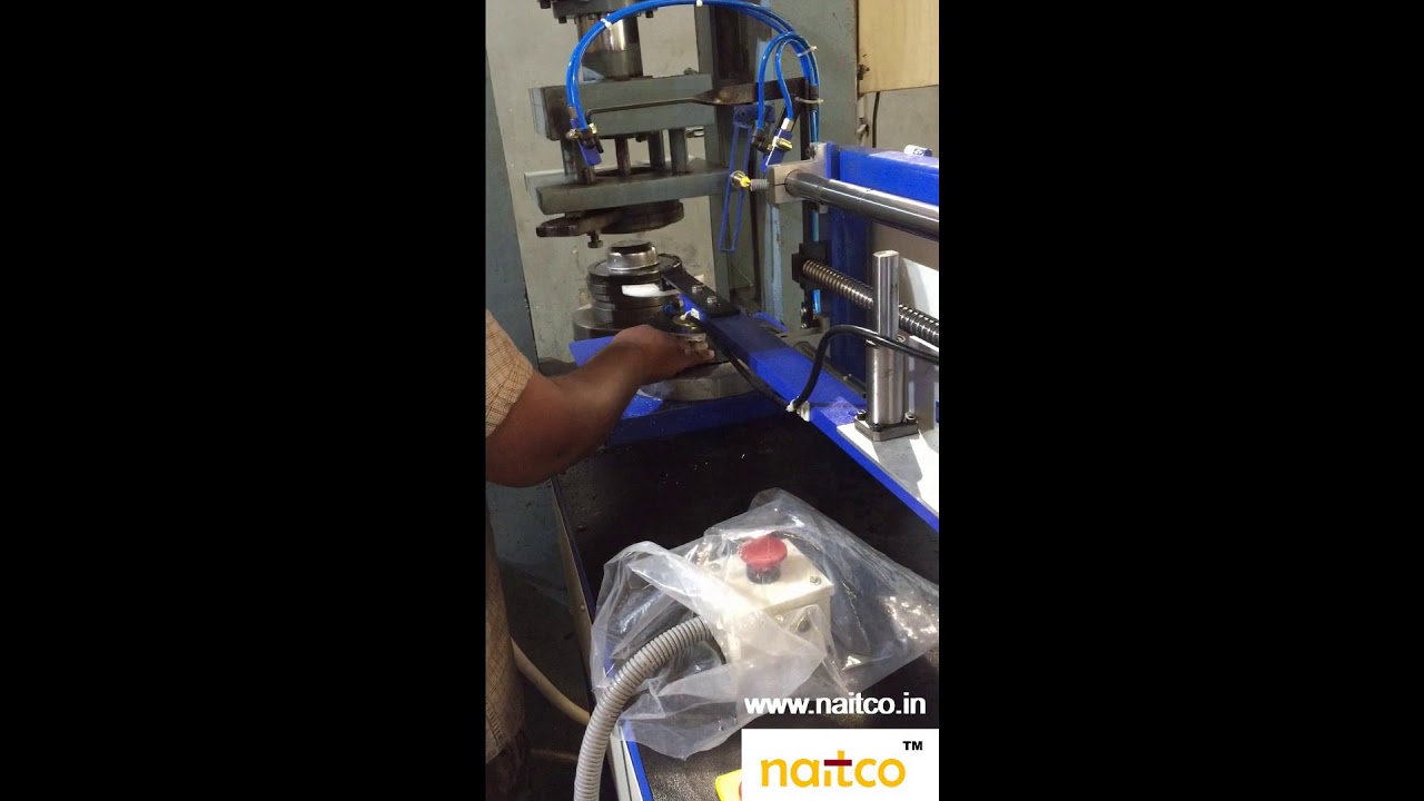 Robot Feeder for Hydraulic Press. Semi-auto type circle feeder for ...