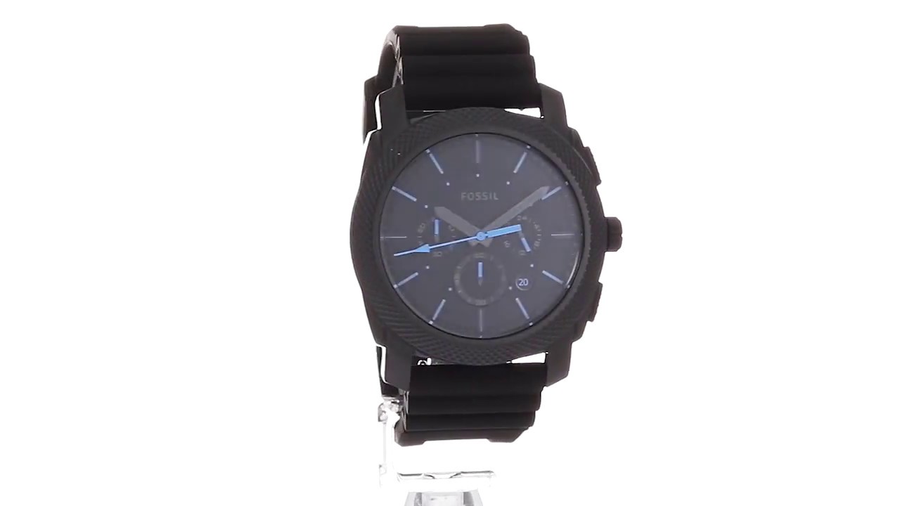 Fossil Machine Chronograph - FS5323 SKU:8931117 - YouTube