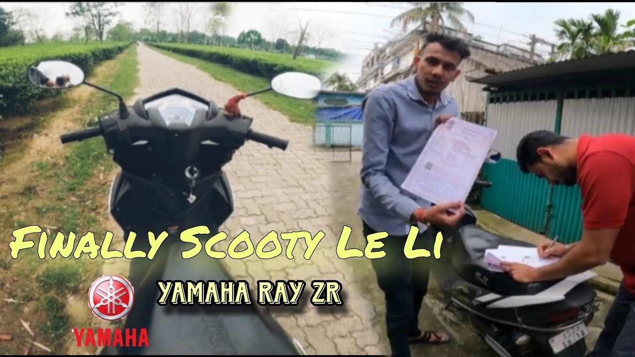 Finally Scooty Le Li || Yamaha Ray ZR|| quickmotovlogs - YouTube