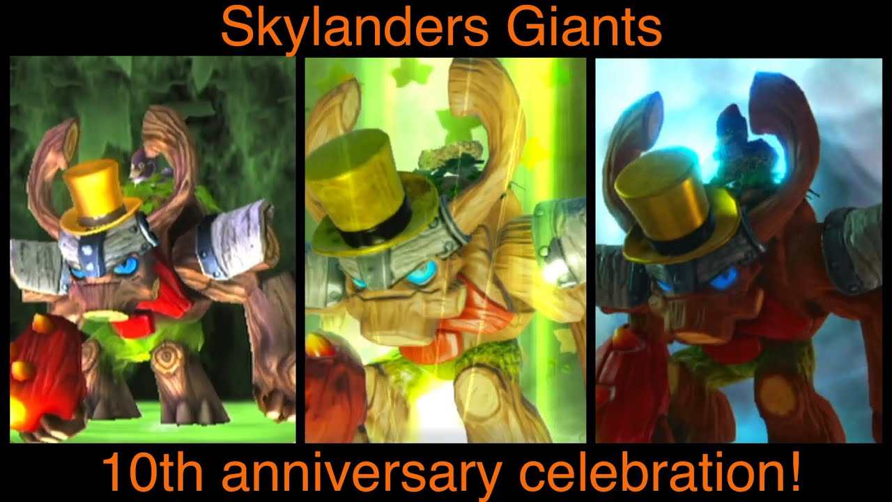 Skylanders Giants 10th ANNIVERSARY Celebration | EVERY Giant’s Magic ...