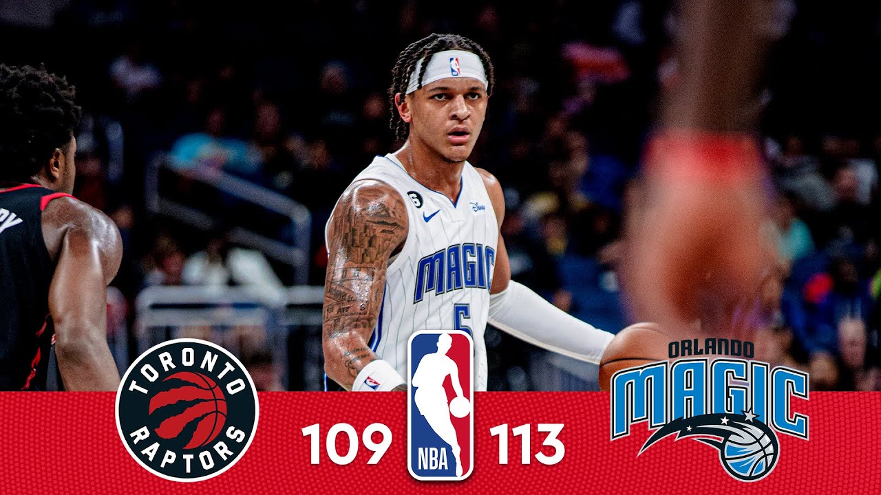 Toronto Raptors - Orlando Magic Maç Özeti - NBA 2022/23 - YouTube