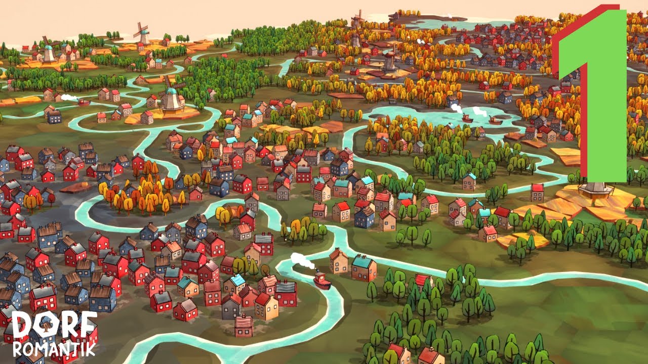 Relaxing Village Building Strategy Game | Dorfromantik | Ep 1 - YouTube