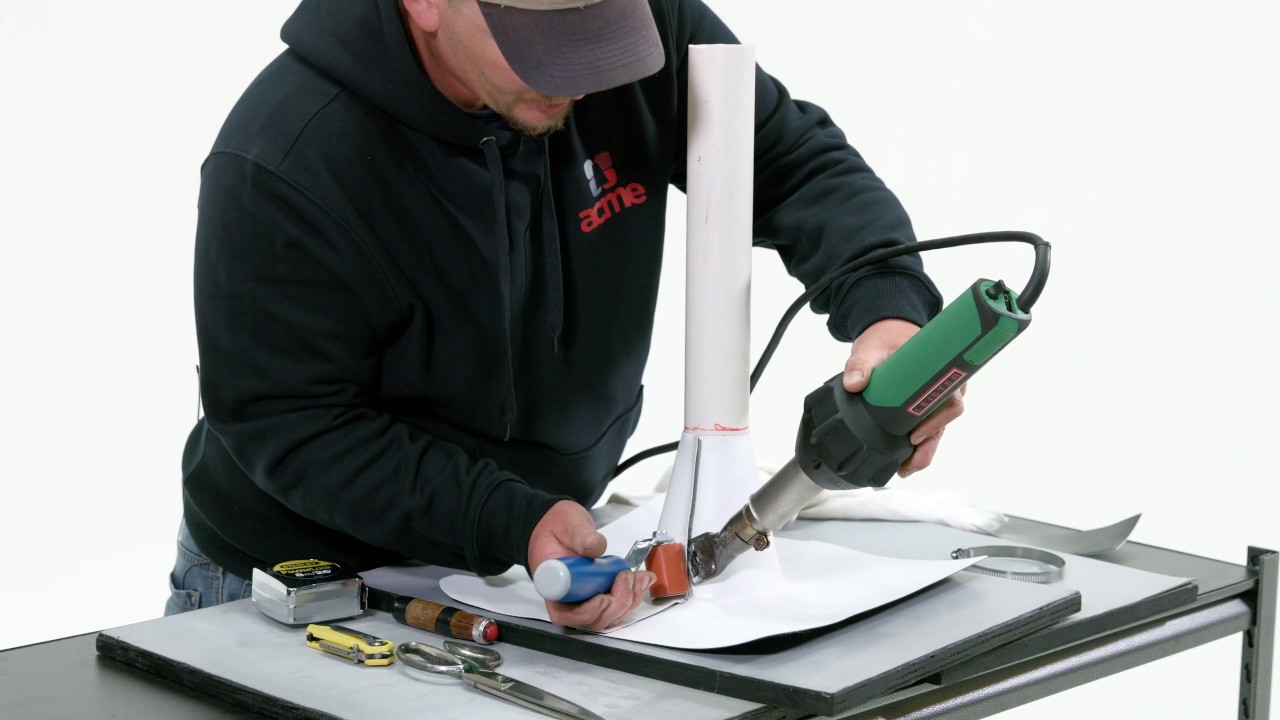 Cone Flashing Installation - YouTube