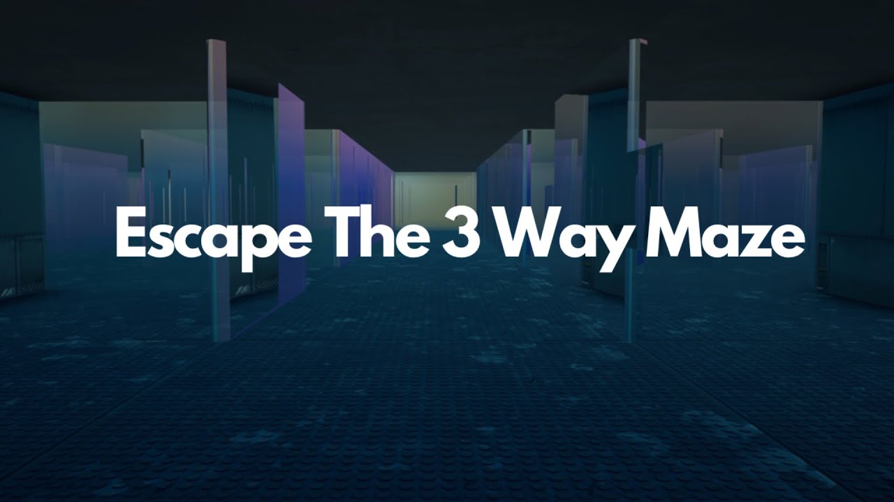 Fortnite Escape The 3 Way Maze Tutorial - YouTube