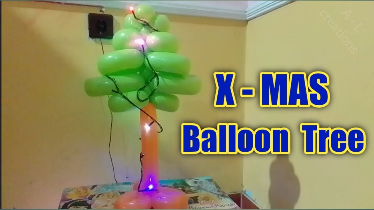 Beautiful Balloon Christmas Tree - YouTube