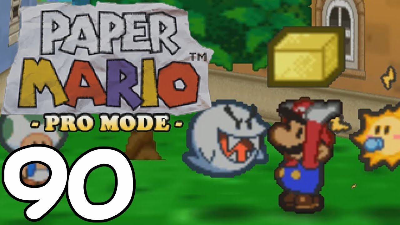 Paper Mario Pro Mode BLIND [90] "Golden Gift" - YouTube