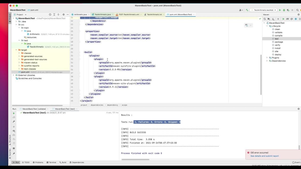 Generate an HTML report for maven Junit Project - YouTube