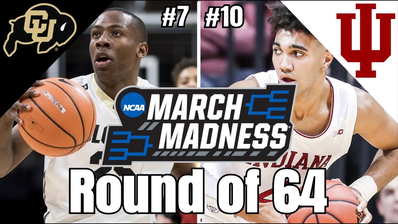 #7 Colorado vs #10 Indiana - NCAA Tournament Round of 64 (Midwest ...