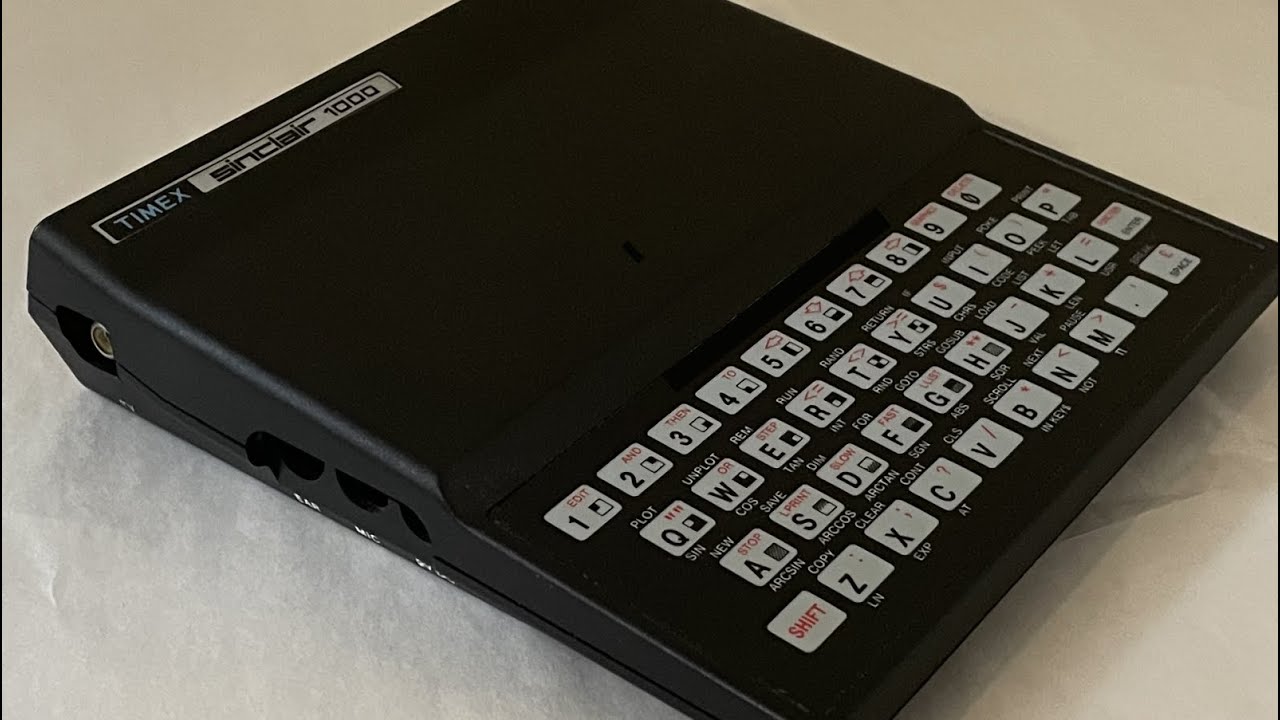 The Timex/Sinclair 1000 - In its Own Words - YouTube