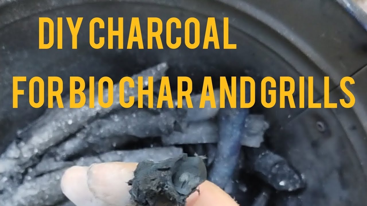 Diy Charcoal, Using the Double Barrel Retort Method - YouTube