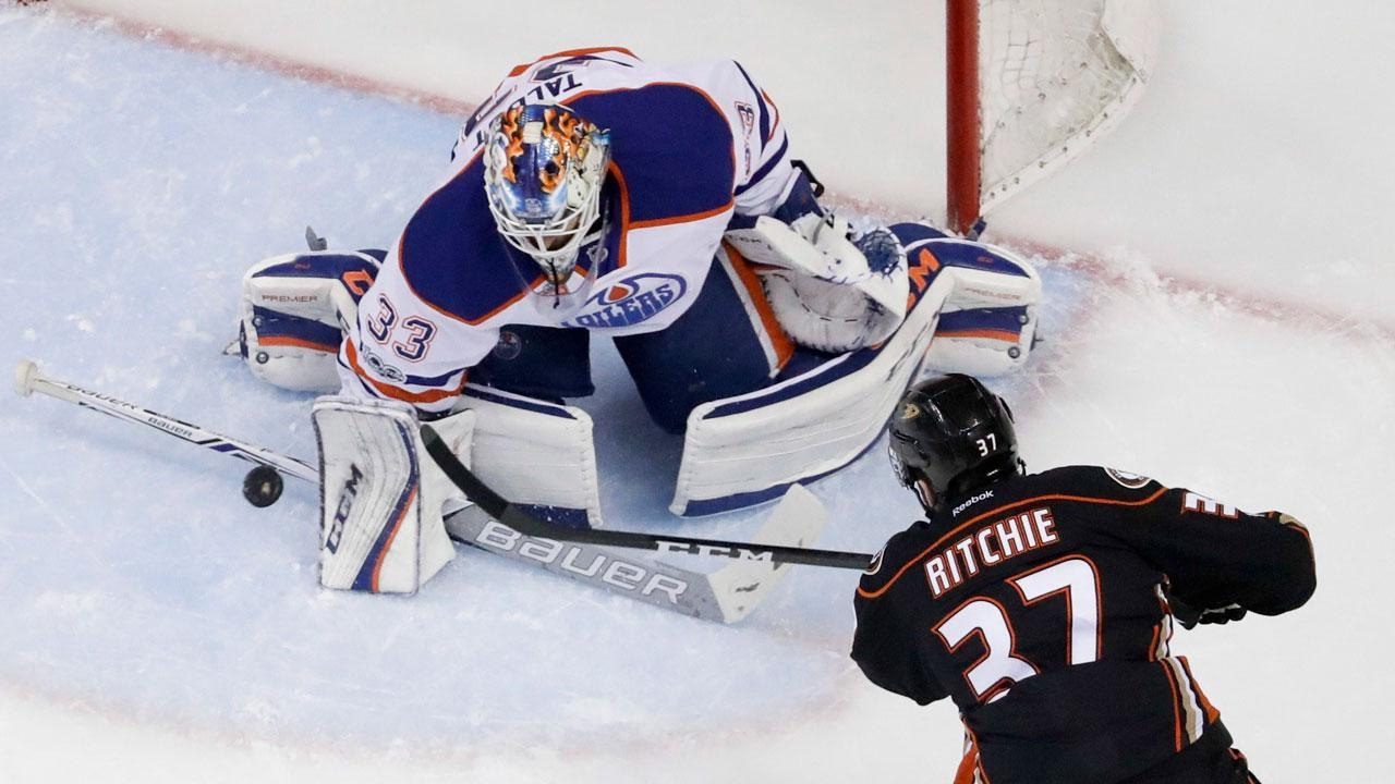 Ritchie scores game-winner as Ducks take Game 7 over Oilers - YouTube