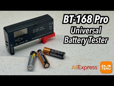 BT-168 Pro Universal Battery Tester 18650/14500 Lithium 9V AA AAA #gadgets #power #temu #aliexpress