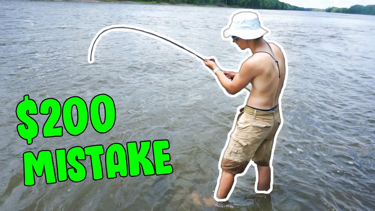 I BROKE IT.. Huge Fish SPOOLS US!! ( COPS CALLED ) - YouTube