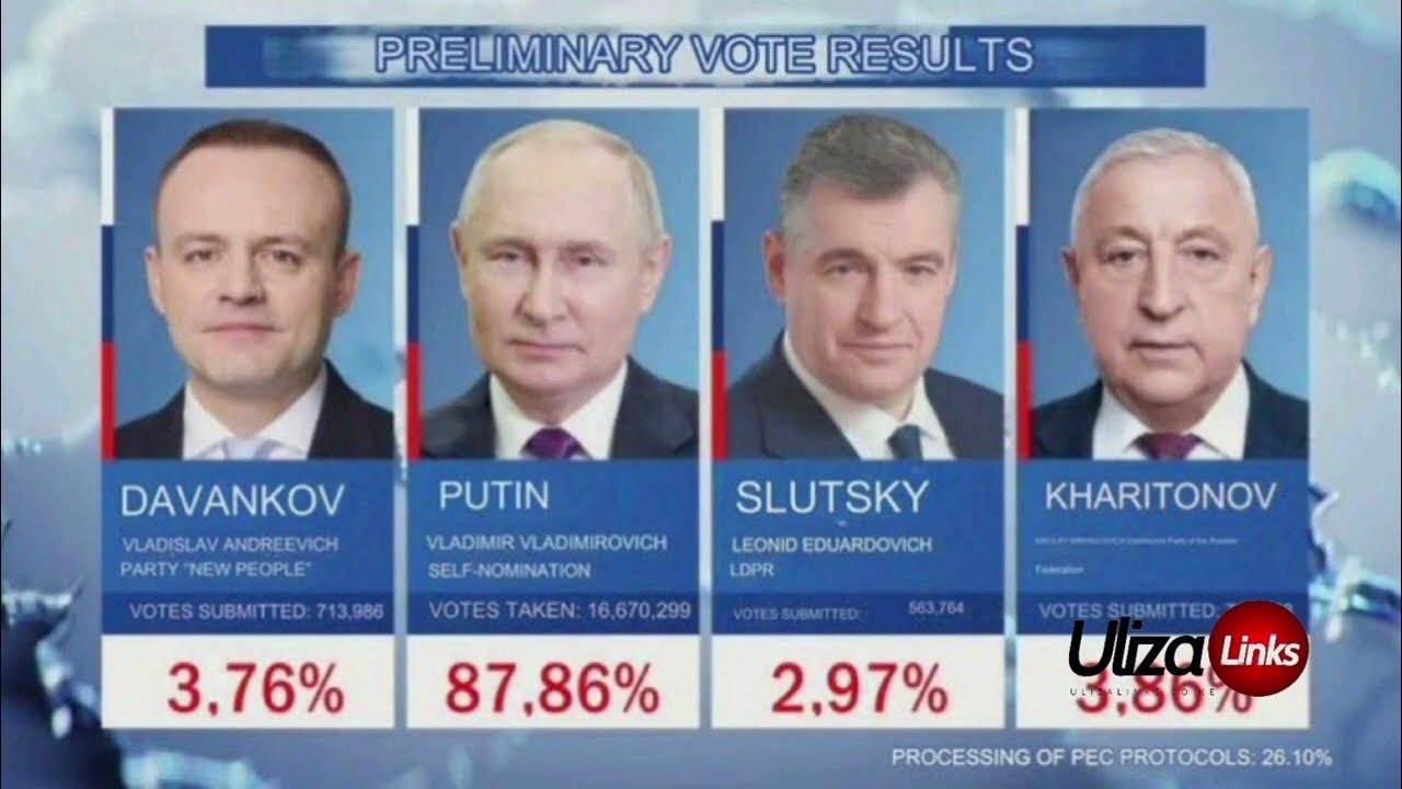 Vladimir Putin Wins Russian Presidential Election For The 5th Time