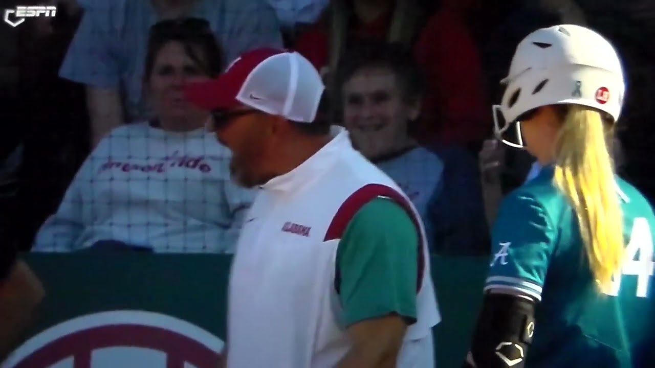 Alabama softball coach Patrick Murphy tossed from game after arguing ...