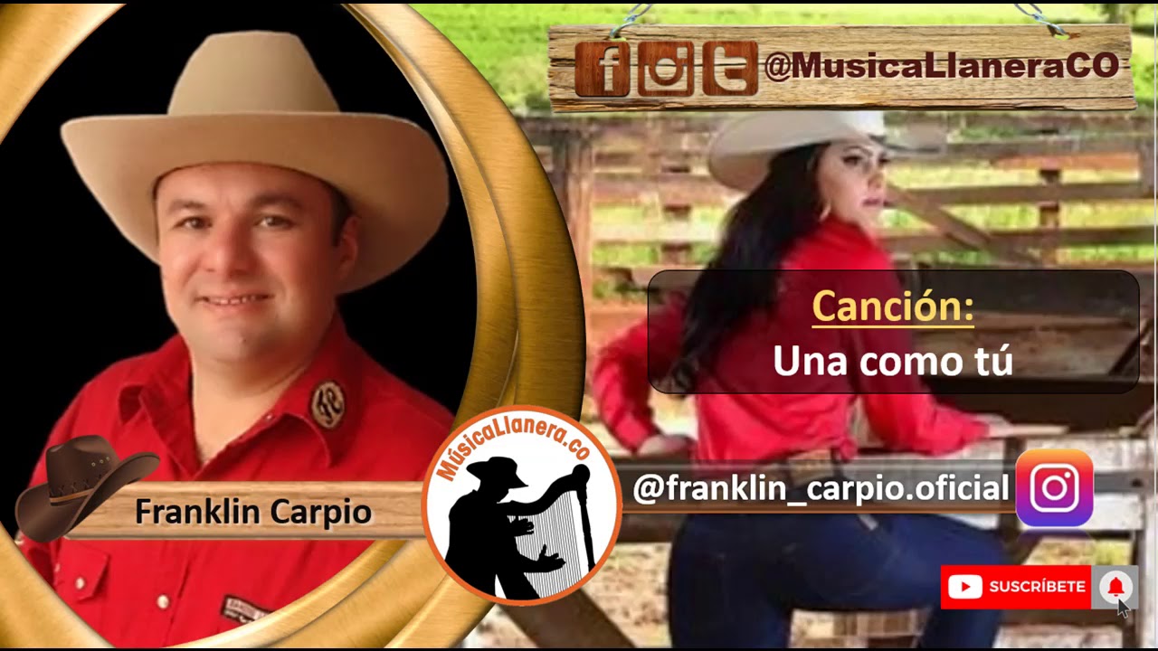 Franklin Carpio - Una como tu - YouTube