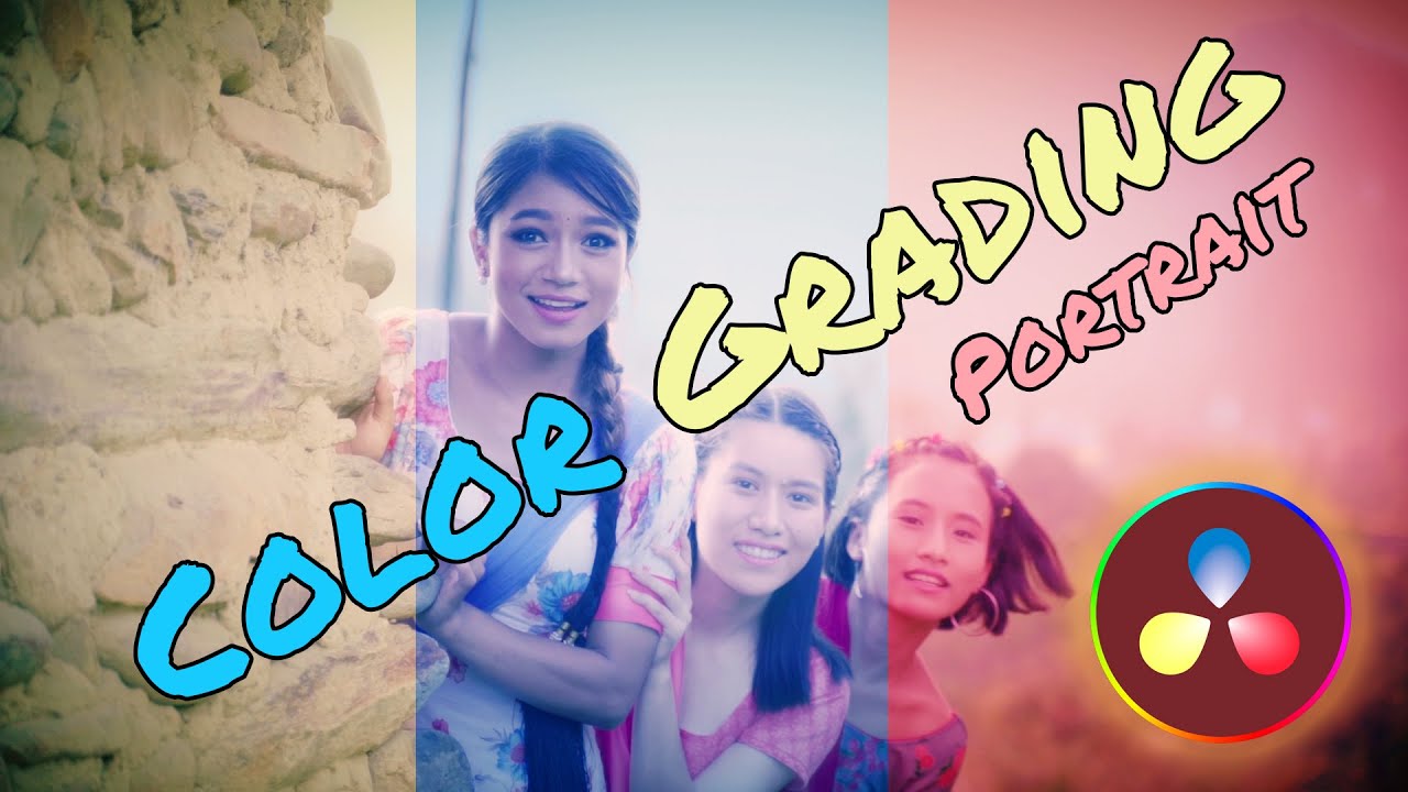 Color Grading Portrait | How to use qualifiers and parallel nodes for ...