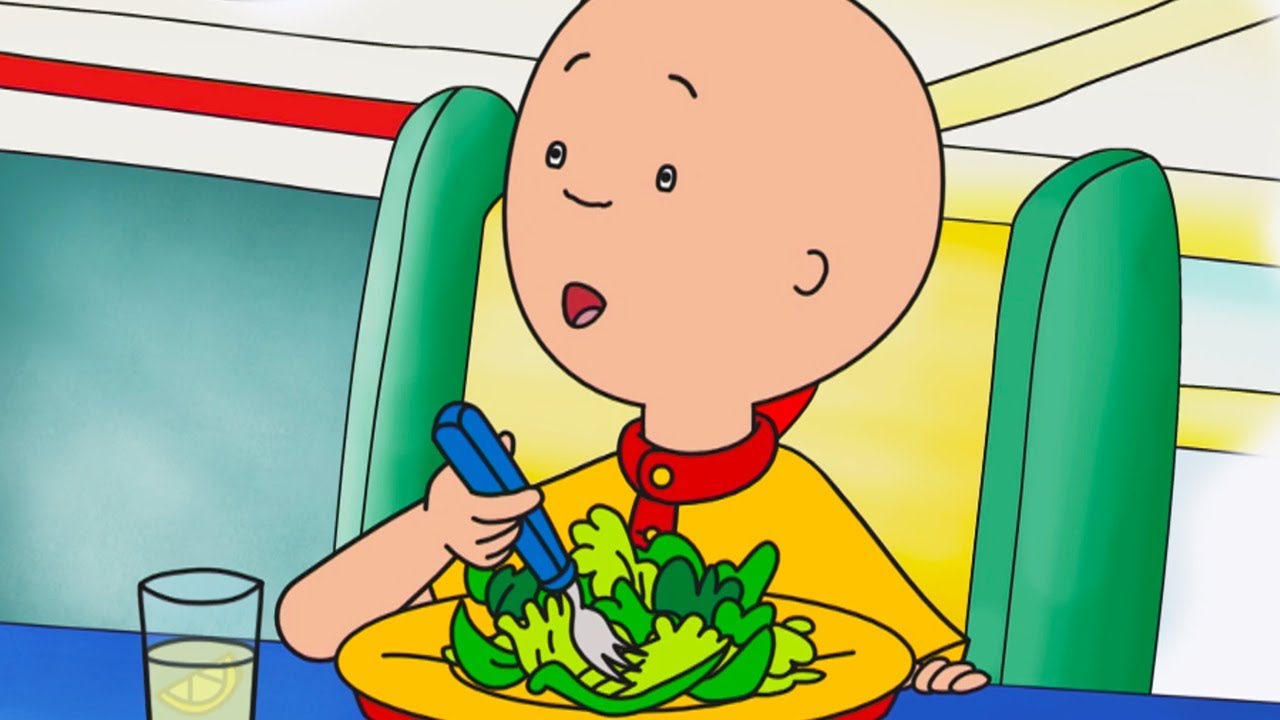 Ruca em português | Ruca não gosta de comida saudável | 520 | Caillou ...