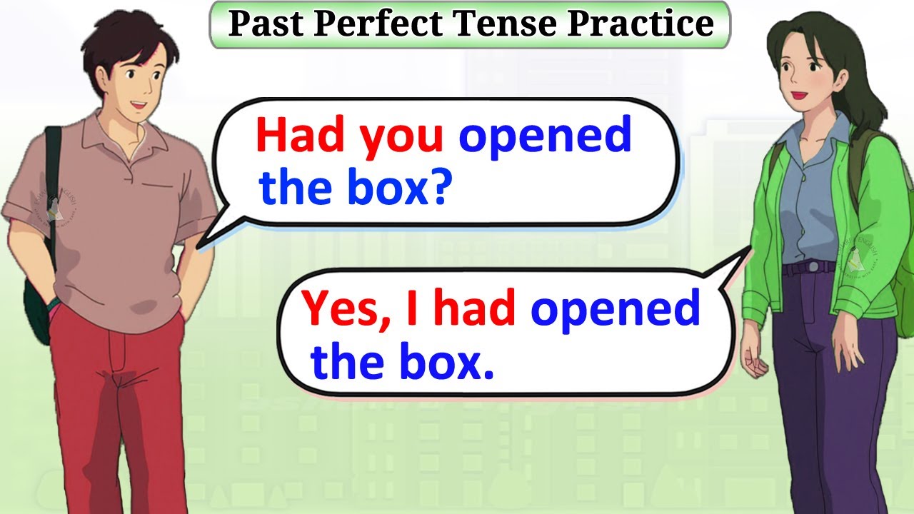 Past Perfect Tense Practice | English Speaking Practice for Beginners ...