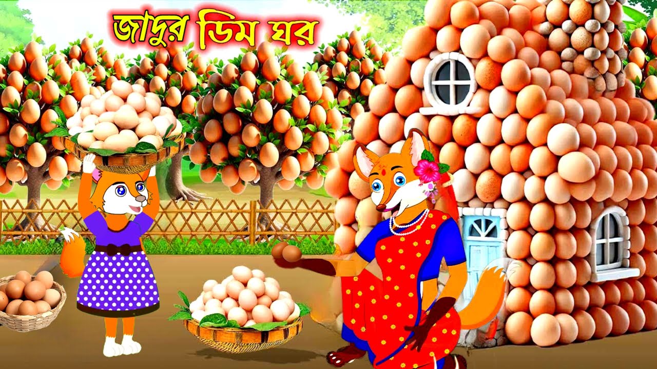 জাদুর ডিমঘর | Jadur Dimghor | Bangla cartoon |Fox cartoon | Rupkothar ...