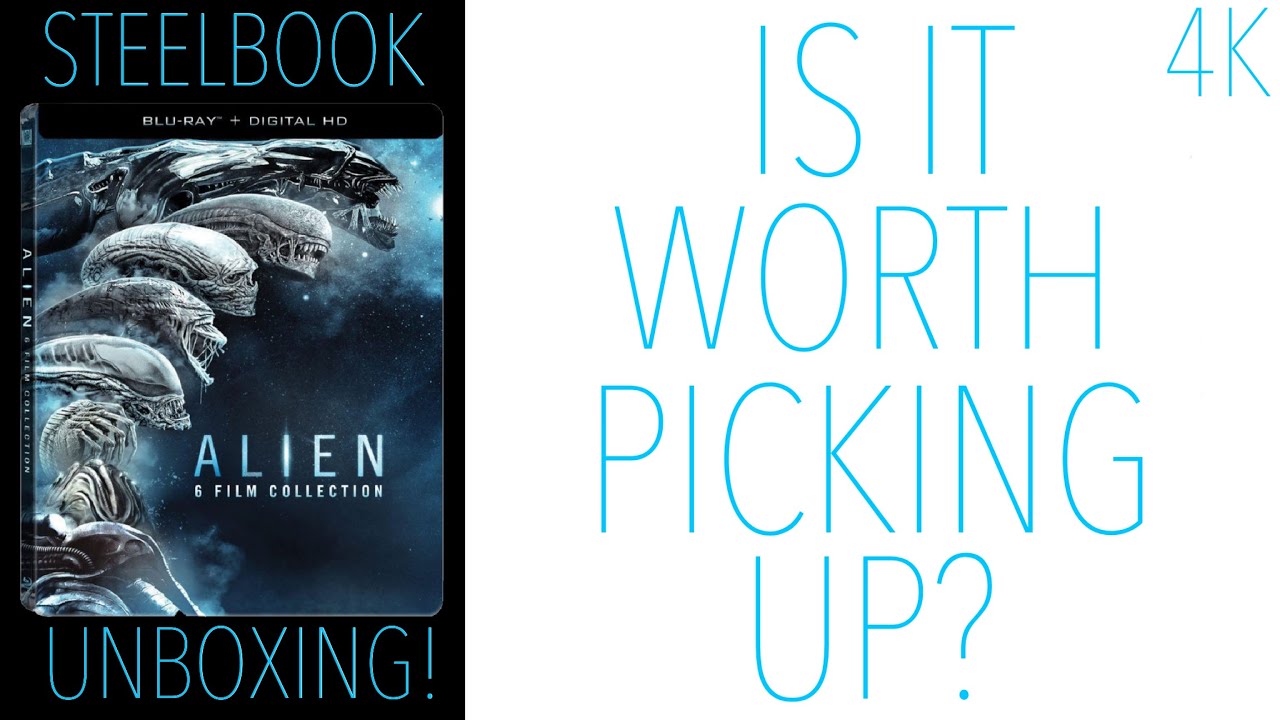 ALIEN 6 MOVIE COLLECTION (Steelbook) Unboxing and Review With ...