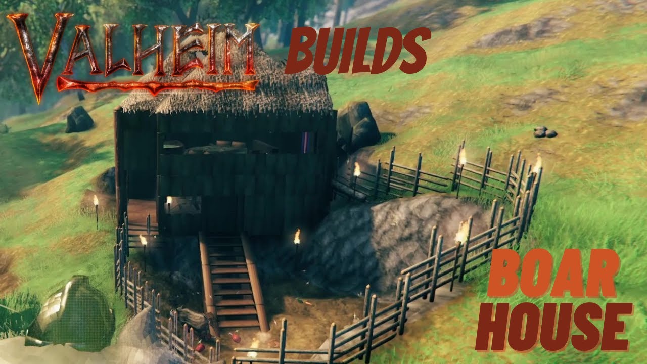 Boar house | Valheim Builds | | The Viking Village | - YouTube