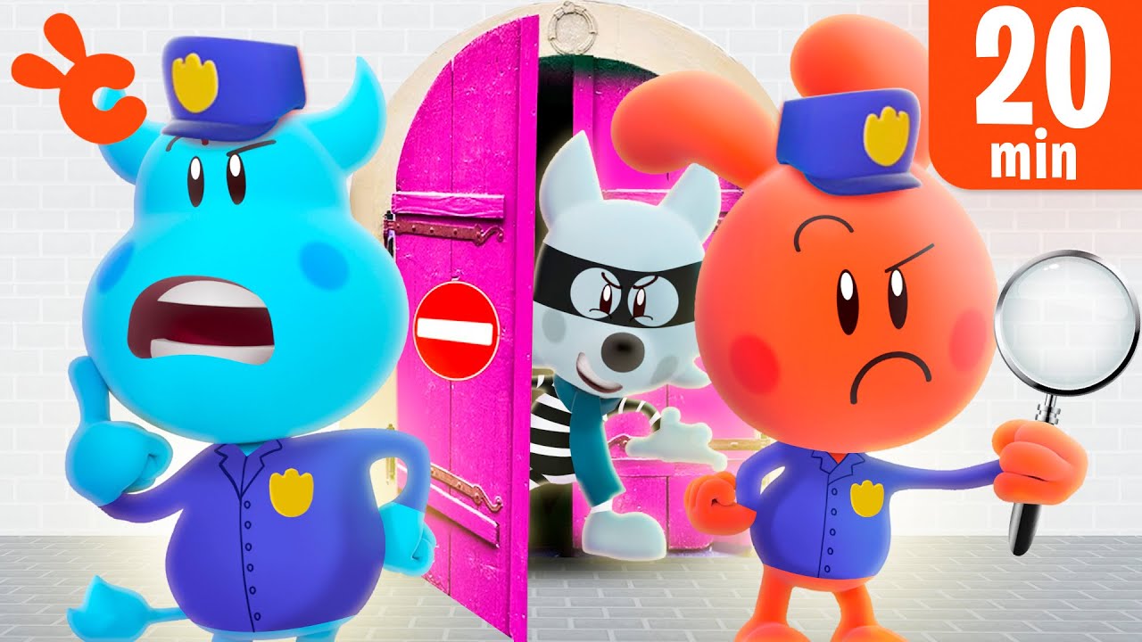 CUEIO PRETEND PLAY COPS AND ROBBERS WITH HIS FRIENDS ! Cueio The Bunny ...