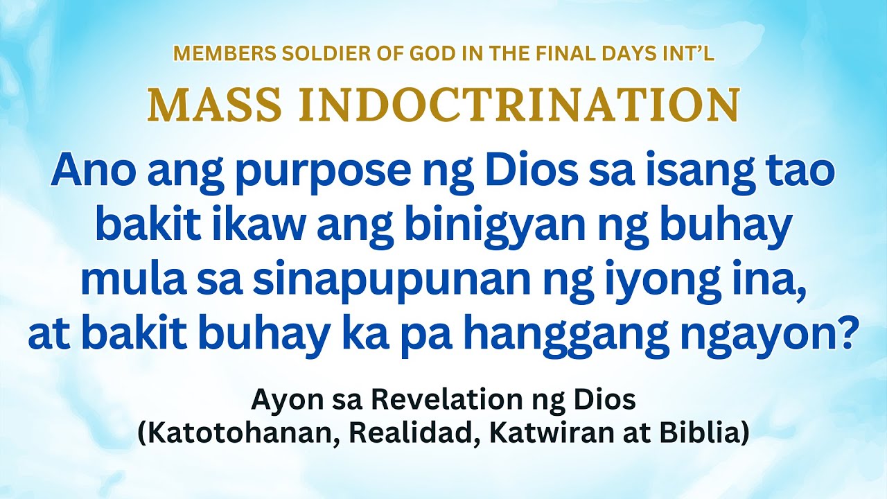 MSGI Mass Indoctrination - YouTube