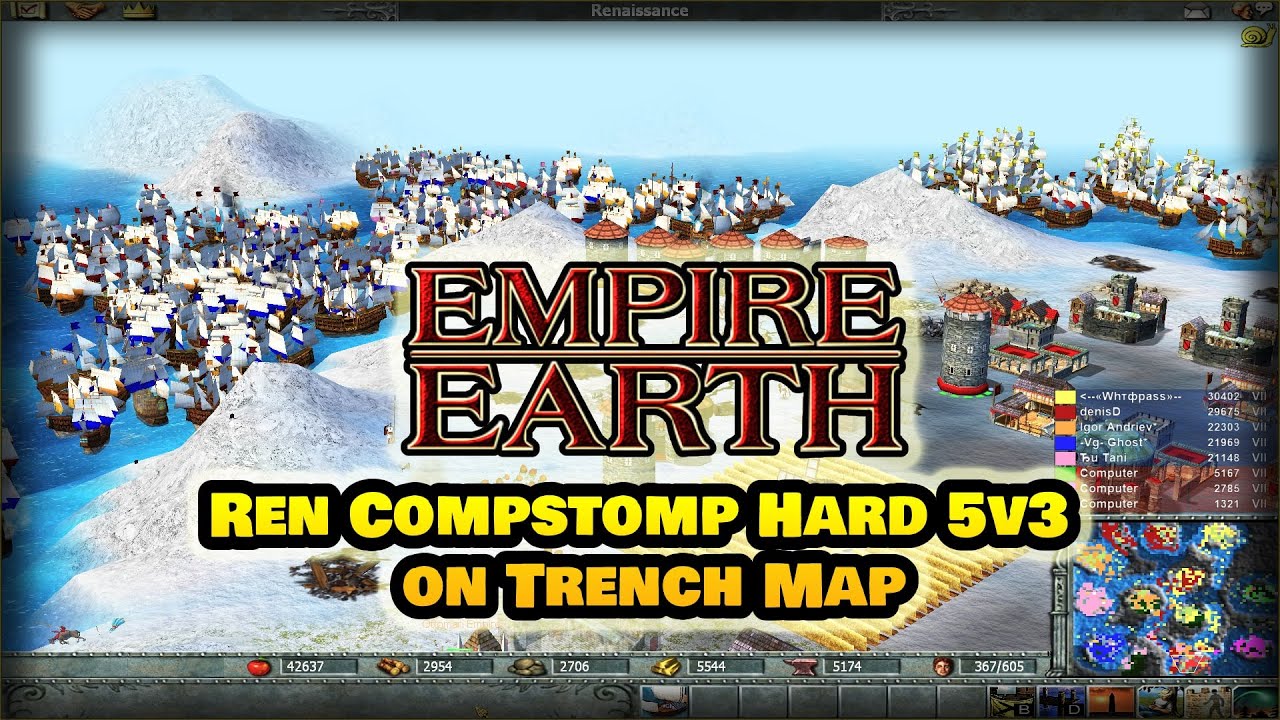 Ren Compstomp Hard 5v3 on Trench Map | EMPIRE EARTH - YouTube