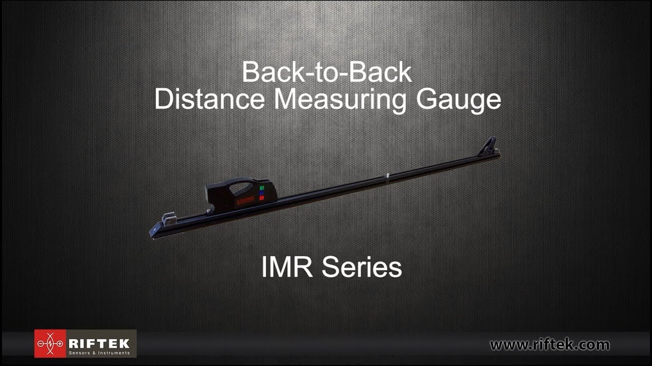 IMR Series. Back-to-Back Distance Measuring Gauge - YouTube
