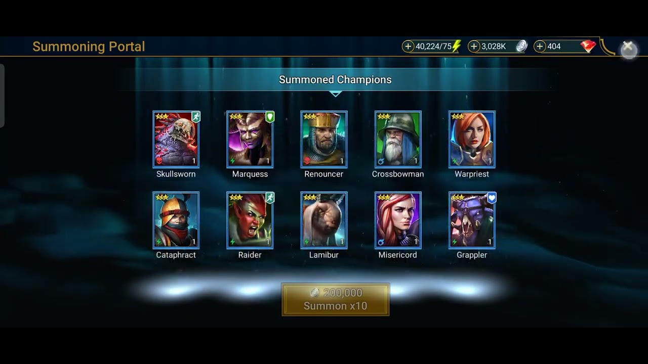 raid shadow legends summon rush 2x - YouTube