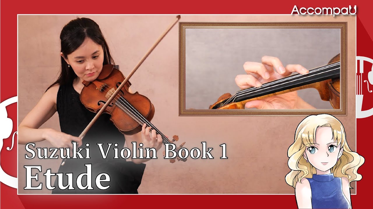 Etude | S.Suzuki | Suzuki Violin Book 1【Practice Version】 - YouTube