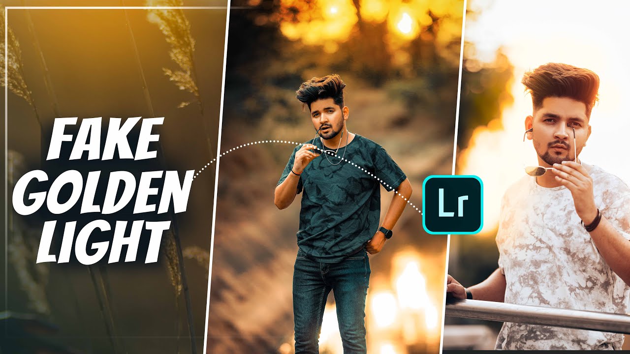 How to Create Fake Golden Light Effect in your photos using lightroom ...