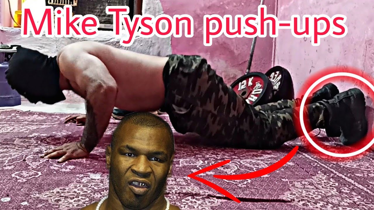 Mike Tyson famous muscle building move - YouTube