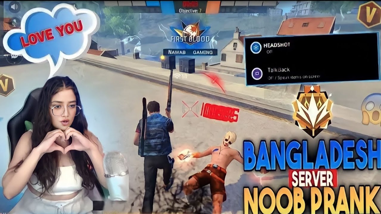 Bangladesh🇧🇩 server world chat noob prank whith bangoli hot girl gaming ...