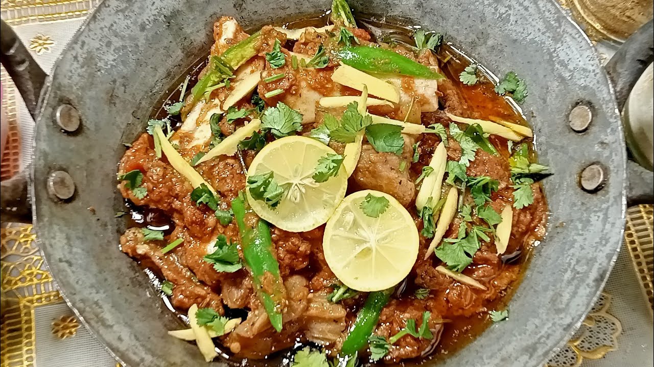 Mutton Shinwari Karahi|مٹن شنواری کڑاہی بنانےکاطریقہ|How To Make Mutton ...