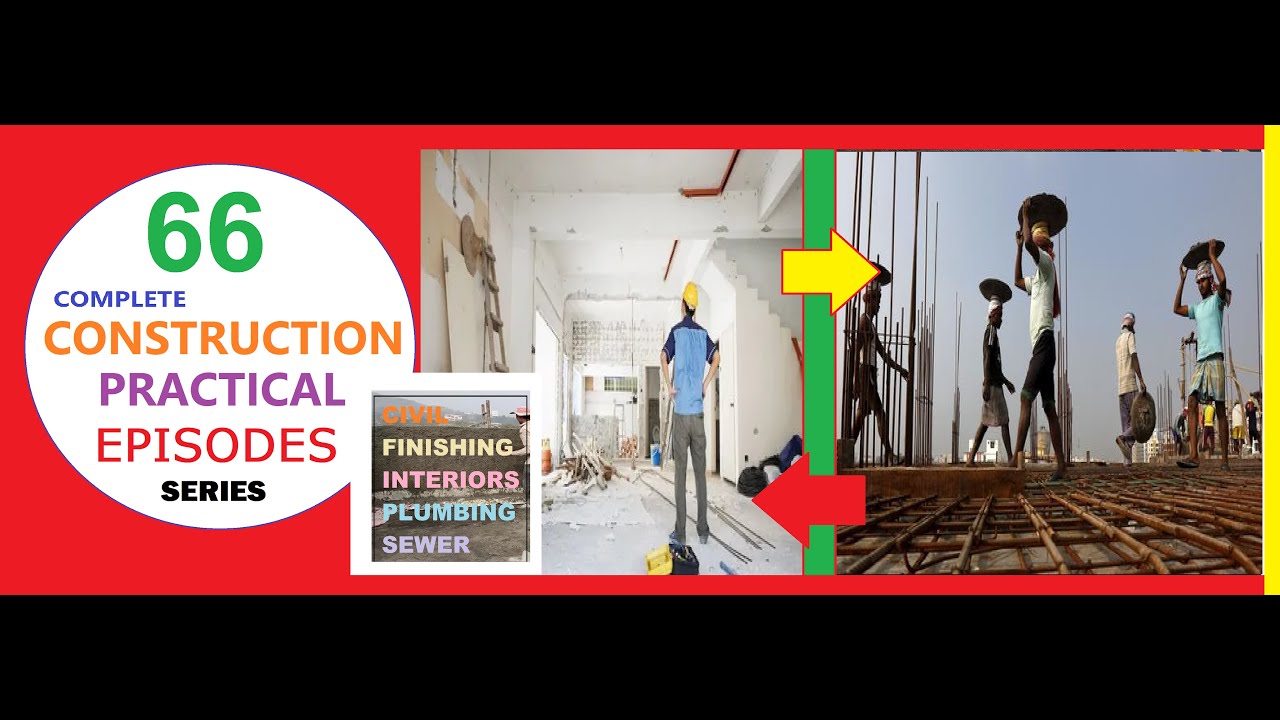 SITE EXECUTION WORKS OF CIVIL | FINISHING | INTERIORS | PLUMBING - YouTube