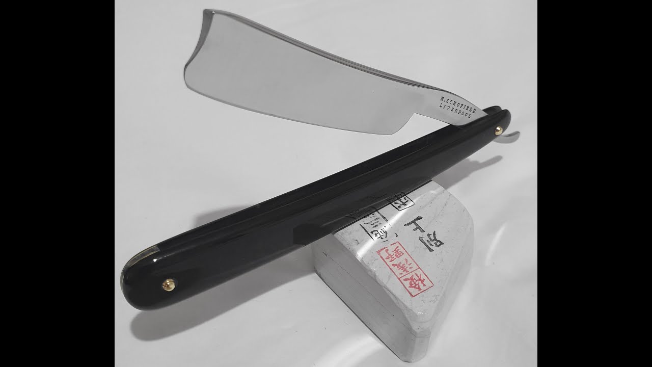 Vintage Wedge Straight Razor Shave - YouTube