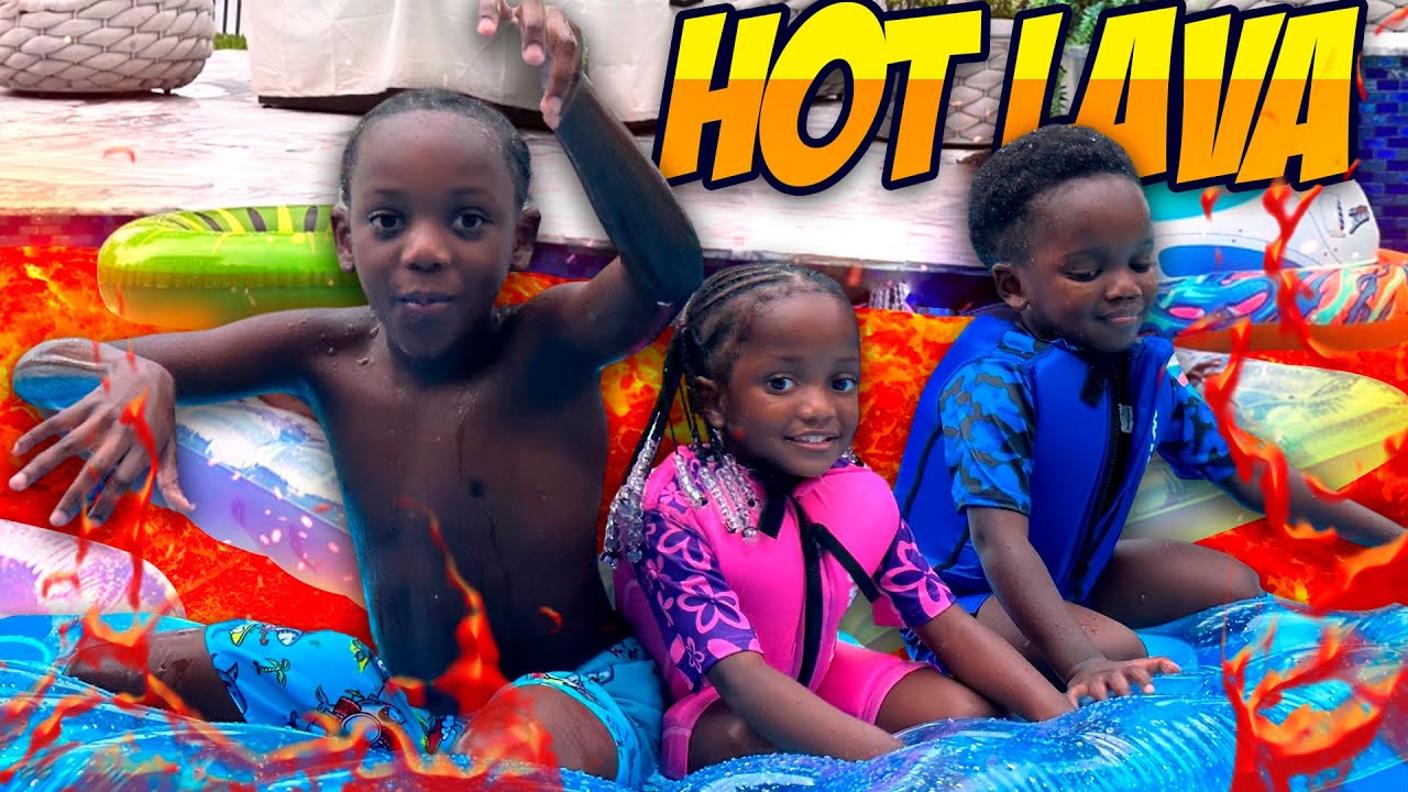 POOL is LAVA 4th of July PARTY! - YouTube