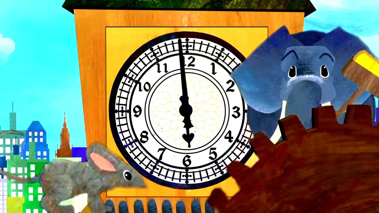 HICKORY DICKORY DOCK ELEPHANT SCENES - YouTube