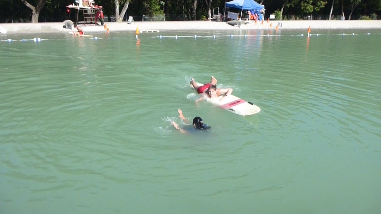 Lifeguarding Drill: RSQ BRD, Single Rescuer, Multi-victim Piggy Back ...