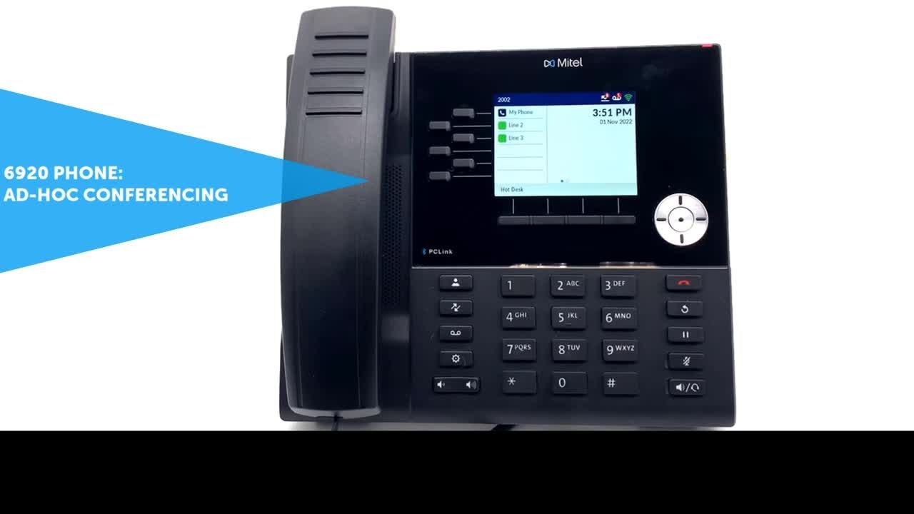 6930 Phone: Conference: MiVoice Business - YouTube