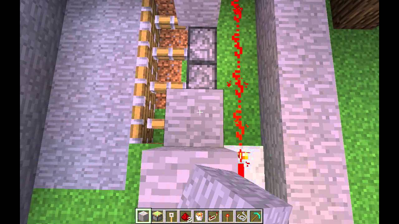 minecraft tut on how to build treasure room trap - YouTube