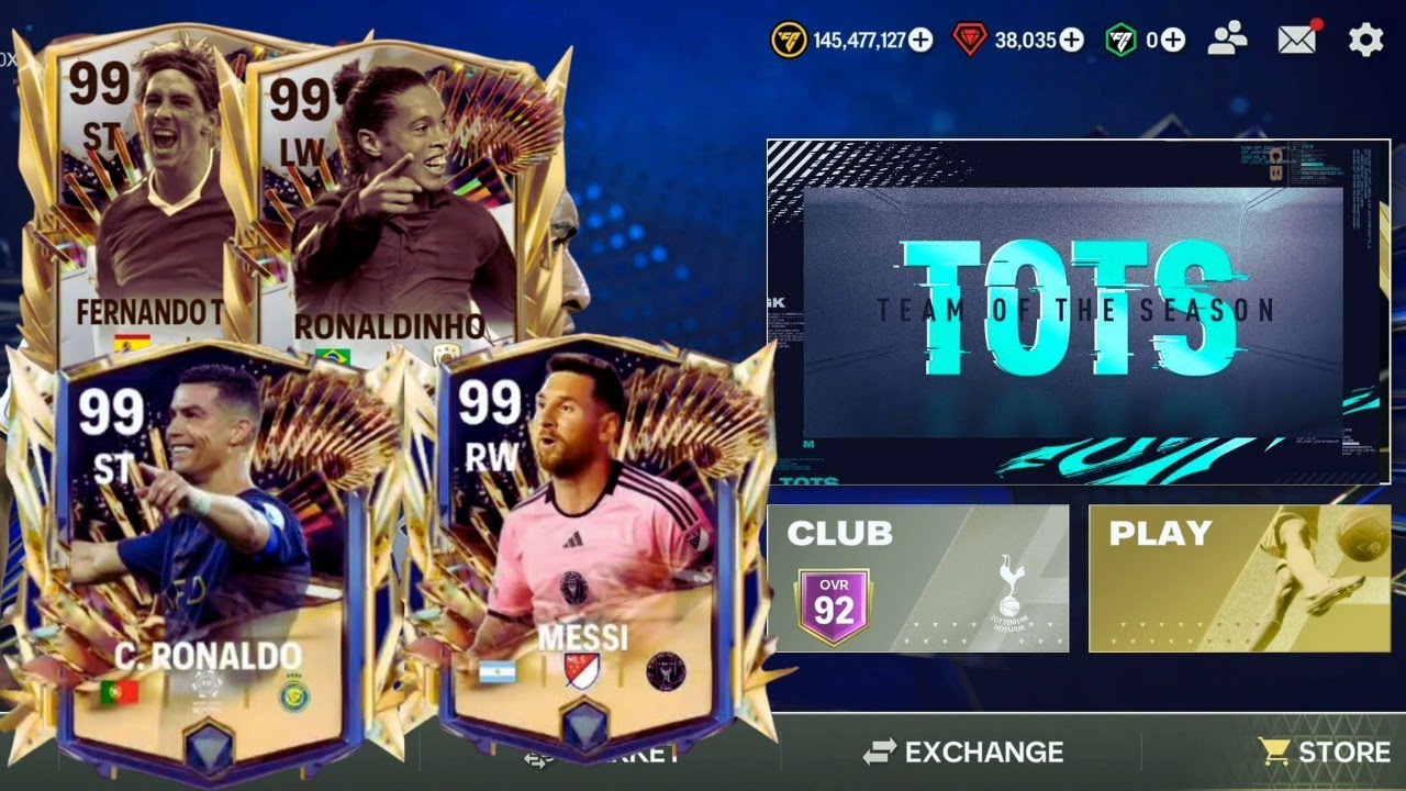 99 Ovr TOTS Ronaldo & Messi Confirmed? EA Sports FC Mobile - YouTube