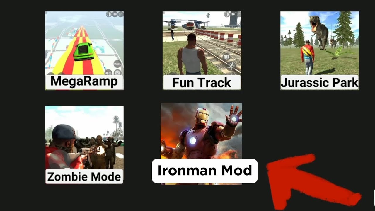 Ironman Mod 🔥 in Indian bike driving 3d 🤩 - YouTube