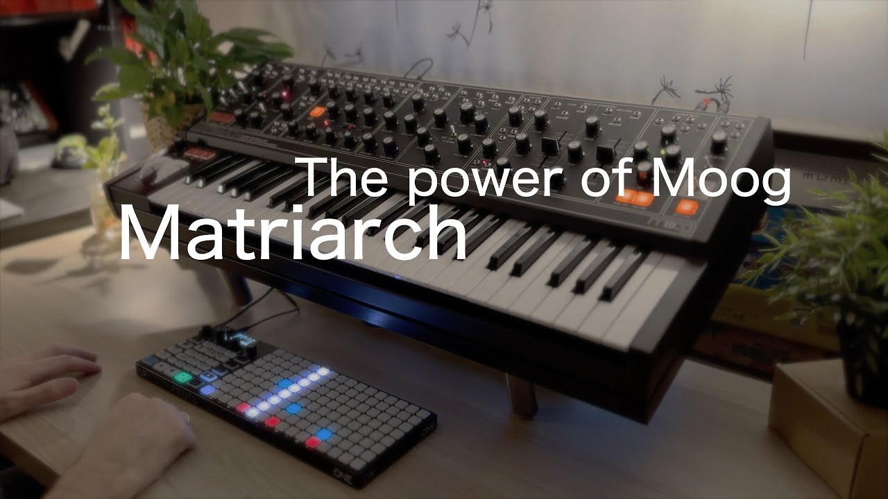 The power of Moog Matriarch + Oxi ONE - YouTube